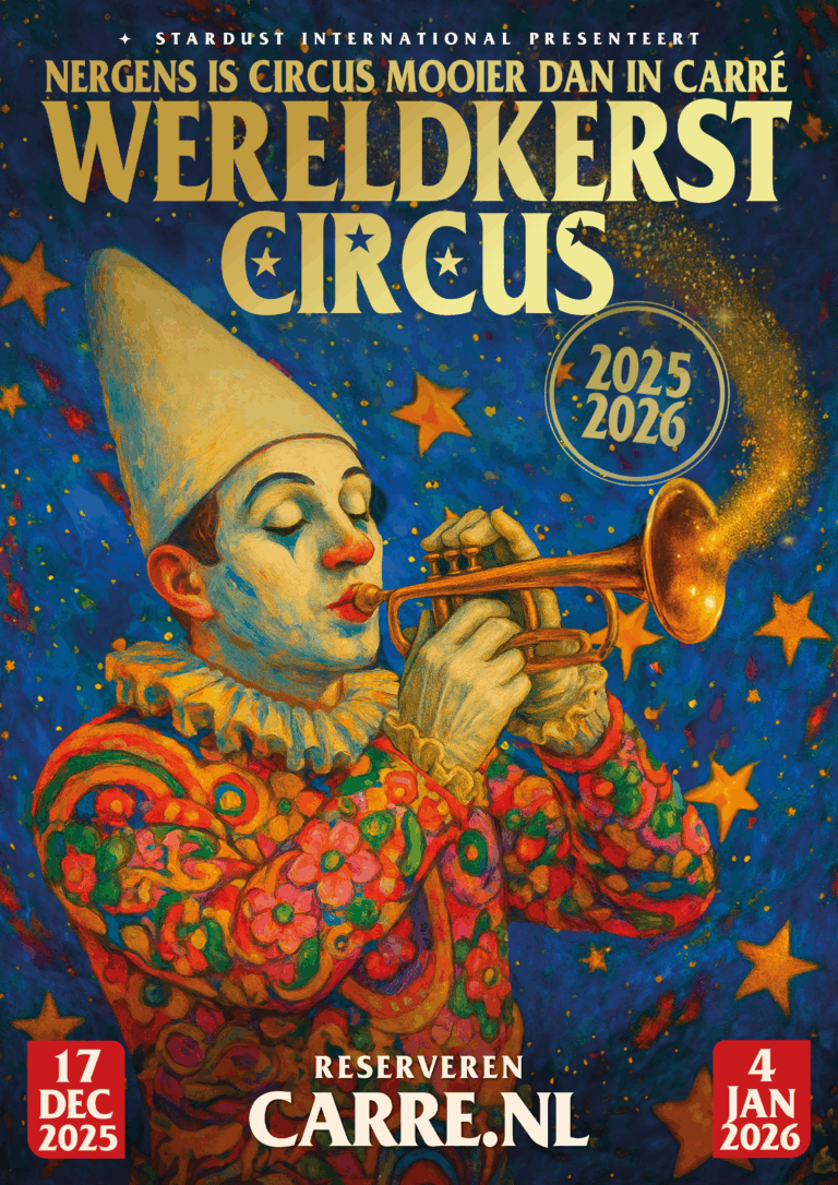 Dit zijn de artiesten van het Wereldkerstcircus Carré 2025-2026 ...
